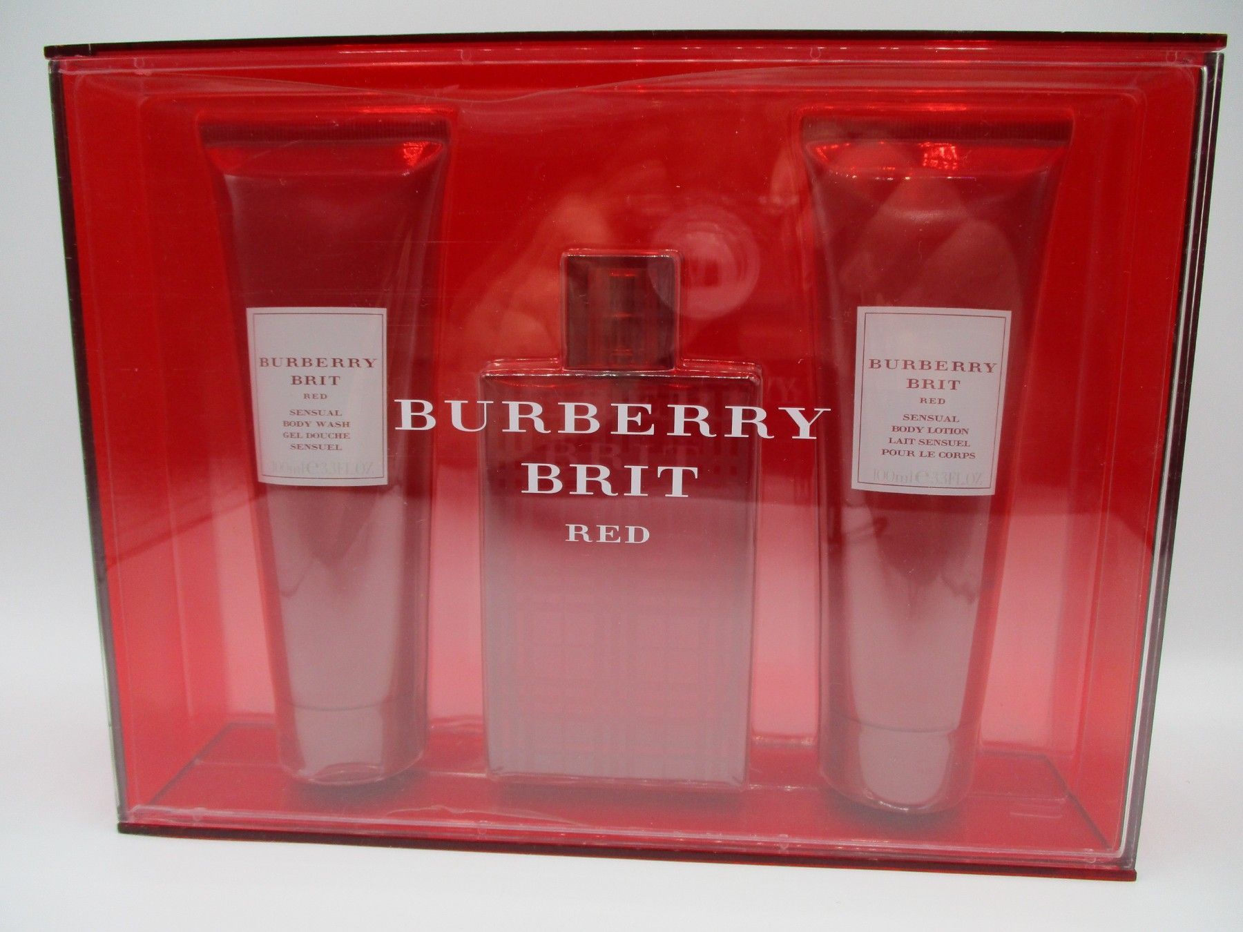 Burberry Brit Red Special Edition Eau de Parfum 100ml + Body Lotion ...